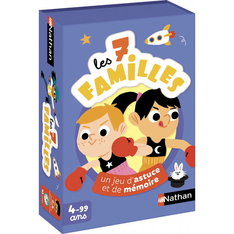 Jeu des 7 familles - Jeux enfants Tunisie