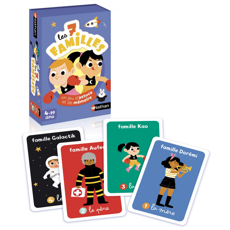 Jeu des 7 familles - Jeux enfants Tunisie