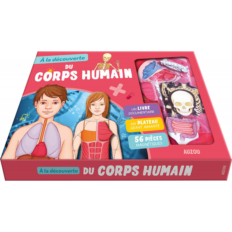 Coffret documentaire scientifique - À LA DÉCOUVERTE DU CORPS HUMAIN...