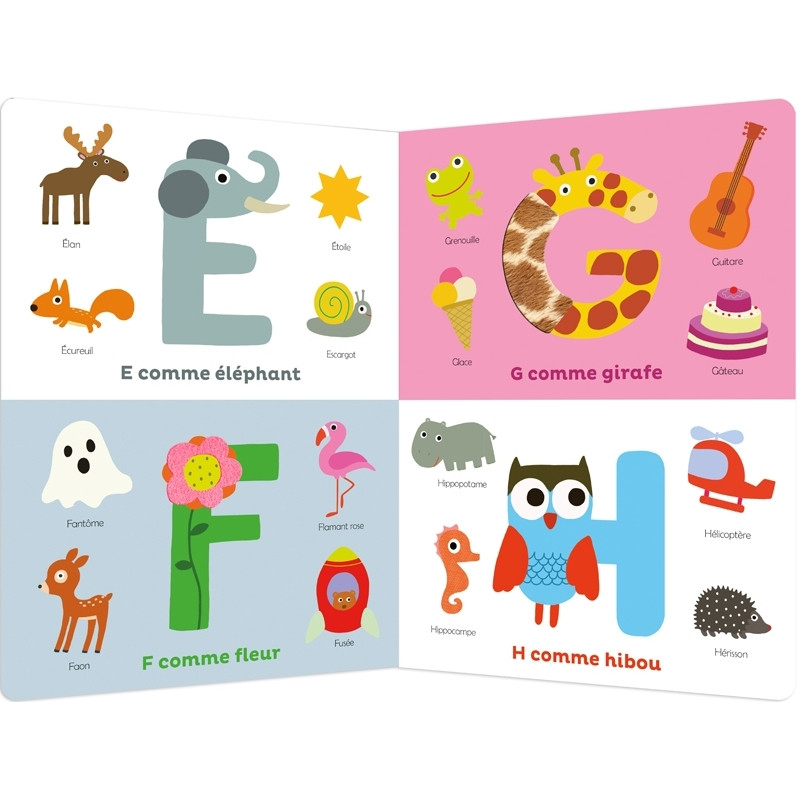 MES PREMIERS… A… - MON PREMIER ABÉCÉDAIRE À TOUCHER - Jeux enfants ...