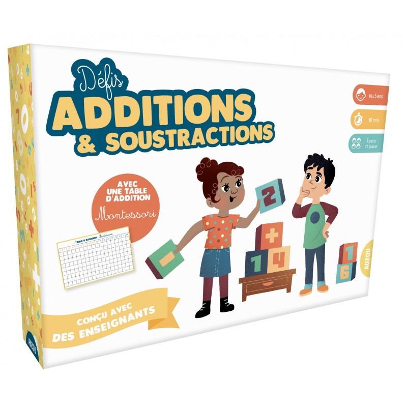 Jeux éducatifs - DÉFIS ADDITIONS ET SOUSTRACTIONS - Jeux enfants Tu...