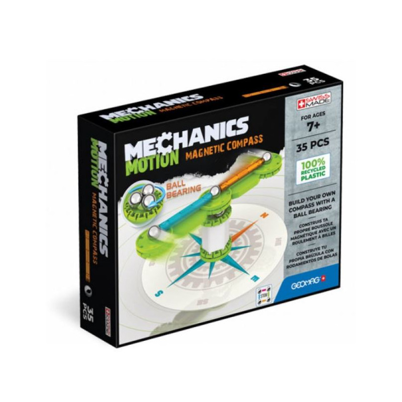 Geomag Mechanics Motion RE Compass 35 pcs - Jeux enfants Tunisie