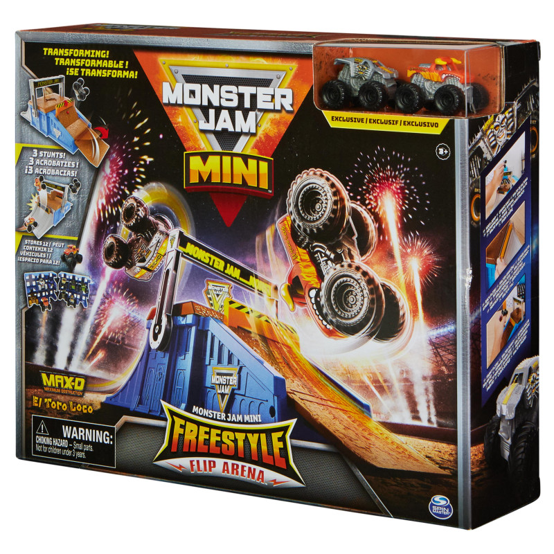 PLAYSET MINI FREESTYLE FLIP ARENA Monster Jam - Jeux enfants Tunisie