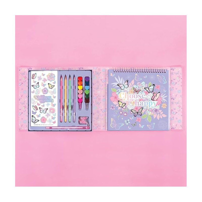 Butterfly Sketchbook & Drawing Set - Jeux enfants Tunisie